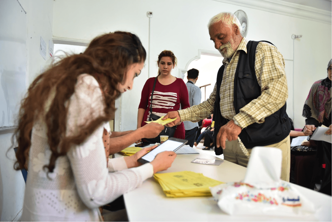 Extra Food Vouchers Distributed at CRP - Collateral Repair Project